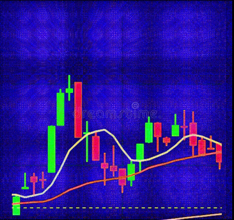 Fibonacci Candles Dollar Sign and Consecutive Up Arrows Stock ...