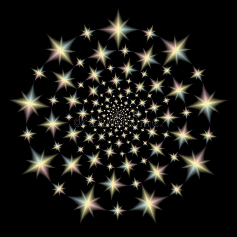 Fibonacci Gradient Blurred Ratio Spiral Vector Pattern Stock Vector Illustration Of Abstract