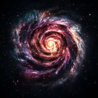 Fibonacci Sequence Hologram - a Colorful, Intricate Spiral Pattern ...