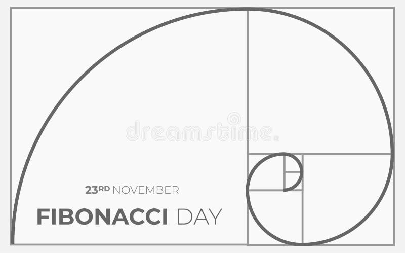 Fibonacci-Tag Hintergrundbild Vektor Abbildung - Illustration von ...