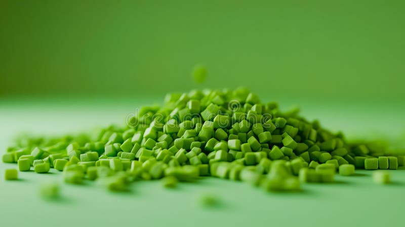 Fibra Dietética Verde, De Forma Natural, Apresentada Num Ambiente Limpo ...