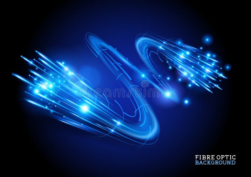 Super Fast Fibre Optic stock vector. Illustration of technology - 30318581