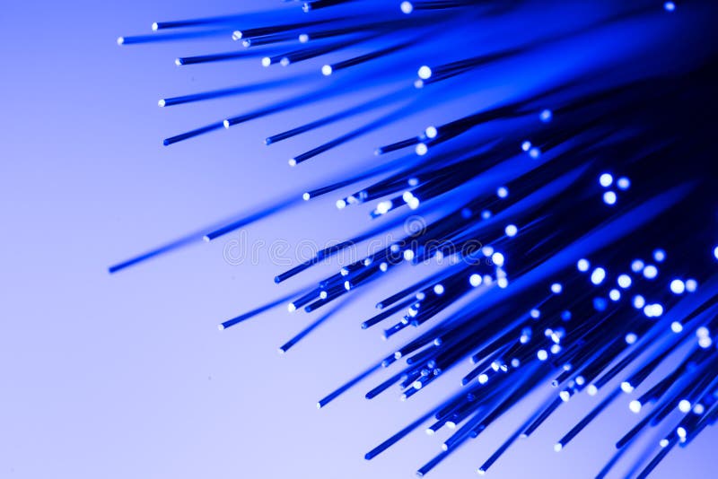 Fibre Optic cable threads stock image. Image of ends - 66113011