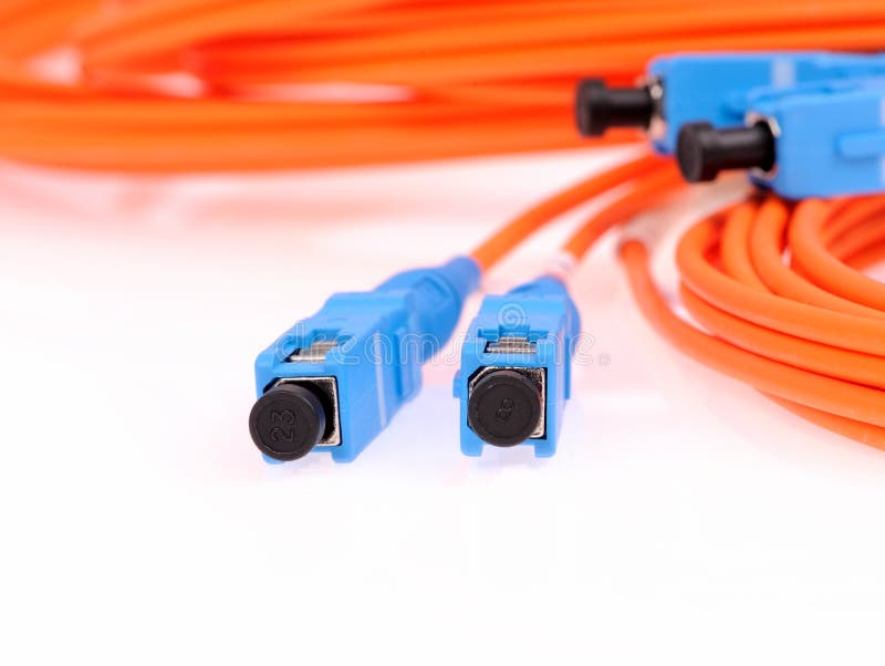 Fibre Optic Network Cables stock image. Image of connect - 40046747