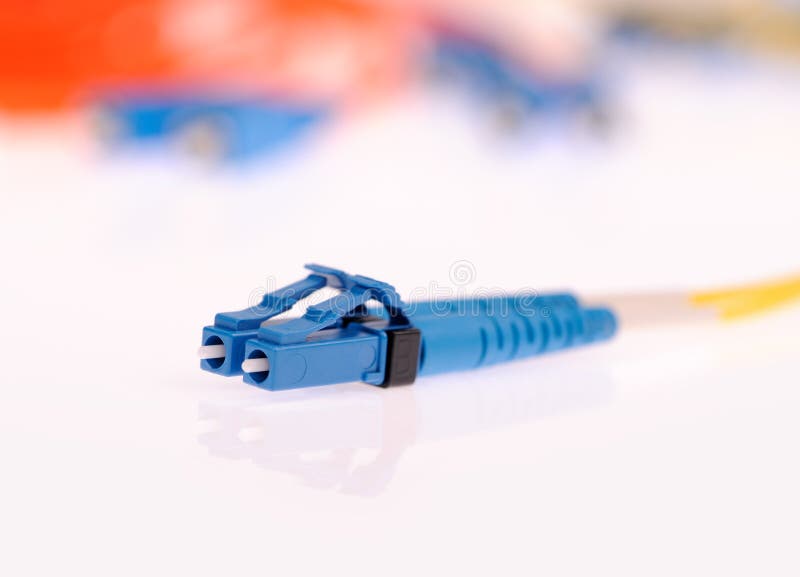 Fibre Optic Network Cables stock photo. Image of computer - 40046794