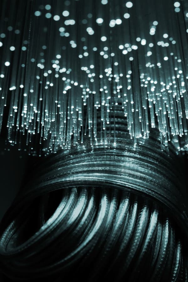Fibre Optical stock image. Image of global, hitech, aqua - 7364713
