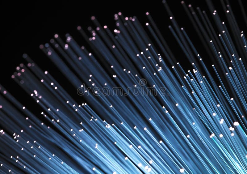 Le Fibre Ottiche Sottraggono Il Fondo Vago Della Tecnologia Fotografia ...