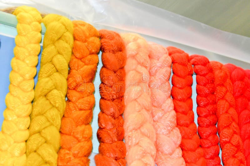 Fibre Synthétique, Multicolore, Acrylique Image stock - Image du ...