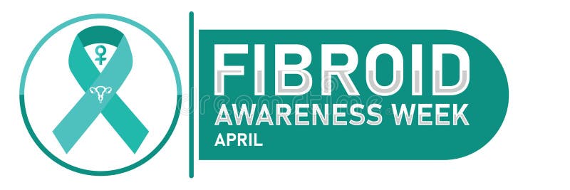 Fibroid Awareness Week April Stock Vector - Illustration of fibroid ...