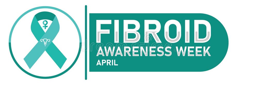 Fibroid Awareness Week April Stock Vector - Illustration of fibroid ...