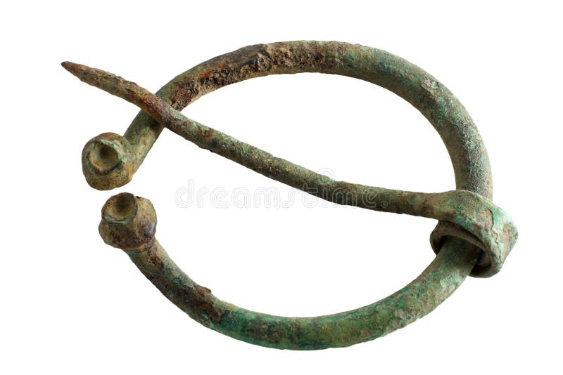 Fibula stock image. Image of copper, archeology, clasp - 18378549