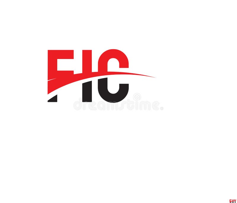 FIC Letter Initial Logo Design Vector Illustration Stock Vector ...