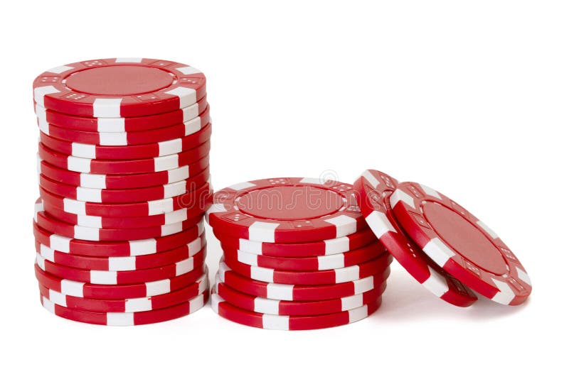 Fichas de póker rojas foto de archivo. Imagen de nadie - 32426276