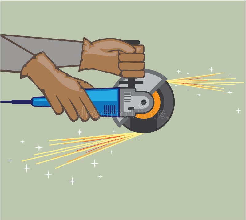 Fichero Del Vector De La Amoladora Ilustración del Vector - Ilustración ...