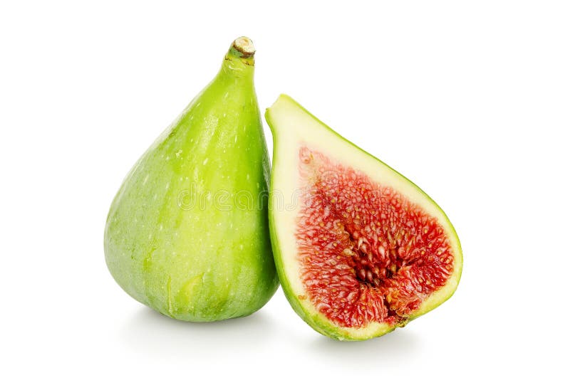 Fichi su bianco immagine stock. Immagine di nessuno, bianco - 75151763