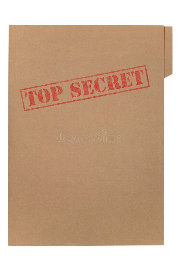 Dossier Confidentiel Extrêmement Secret Photo stock - Image du secret ...