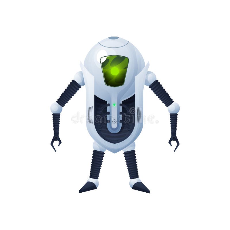 Fiction Humanoid Artificial Intelligence Robot Stock Illustration ...