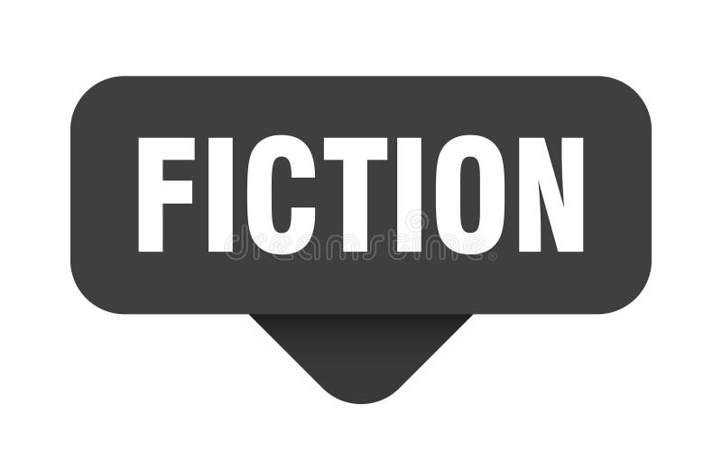 Fiction Sticker. Fiction Sign on Transparent Background Stock Vector ...