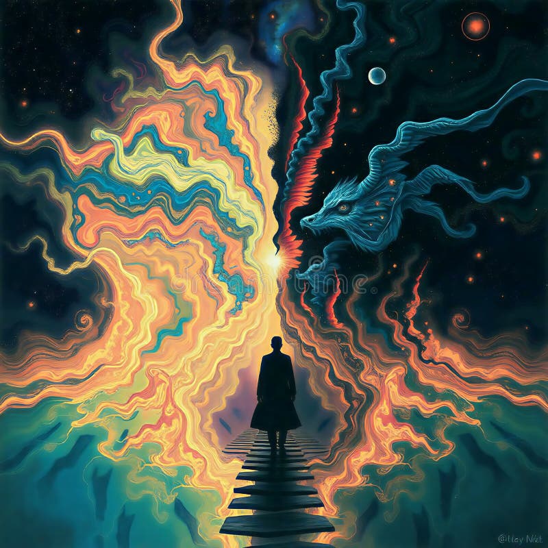 A Fictional Blend of Light and Dark that is Harmoniously Combined, a ...