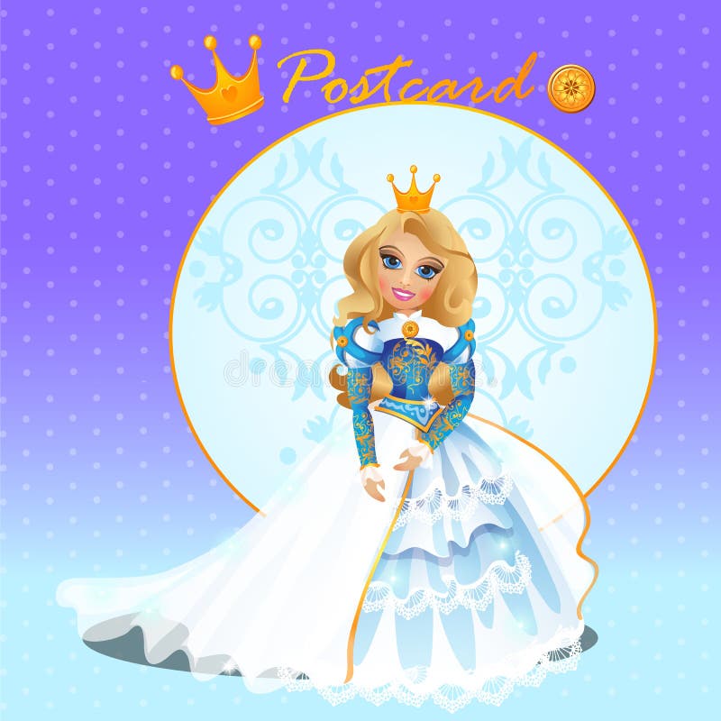 Fictional Character Doll Queen Stock Vector - Illustration of hair ...