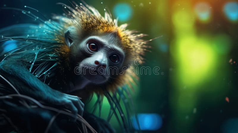 163 Monkey Blue Hair Green Eyes Stock Photos - Free & Royalty-Free ...