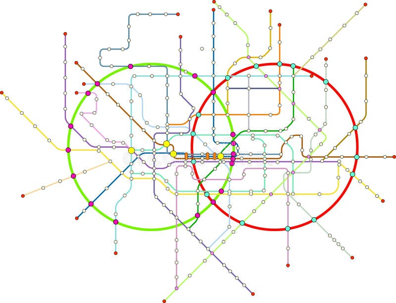 Fictional Subway Map, Public Transportation Map, Free Copy Space Stock ...