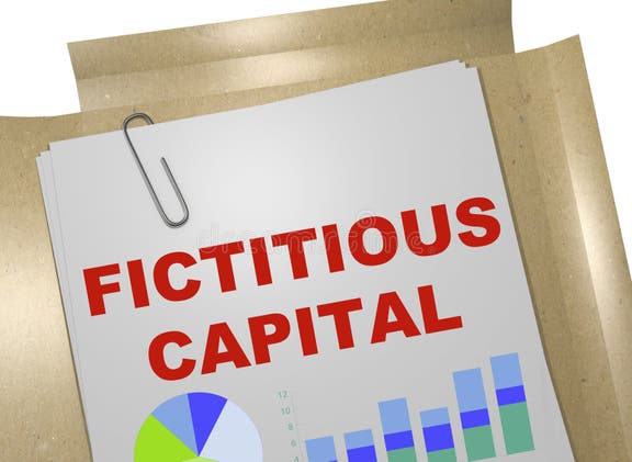 Fictitious Capital concept stock illustration. Illustration of exchange ...