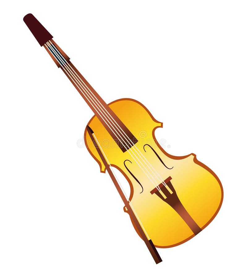 Fiddle Instrument Musical Icon Stock Vector - Illustration of design ...
