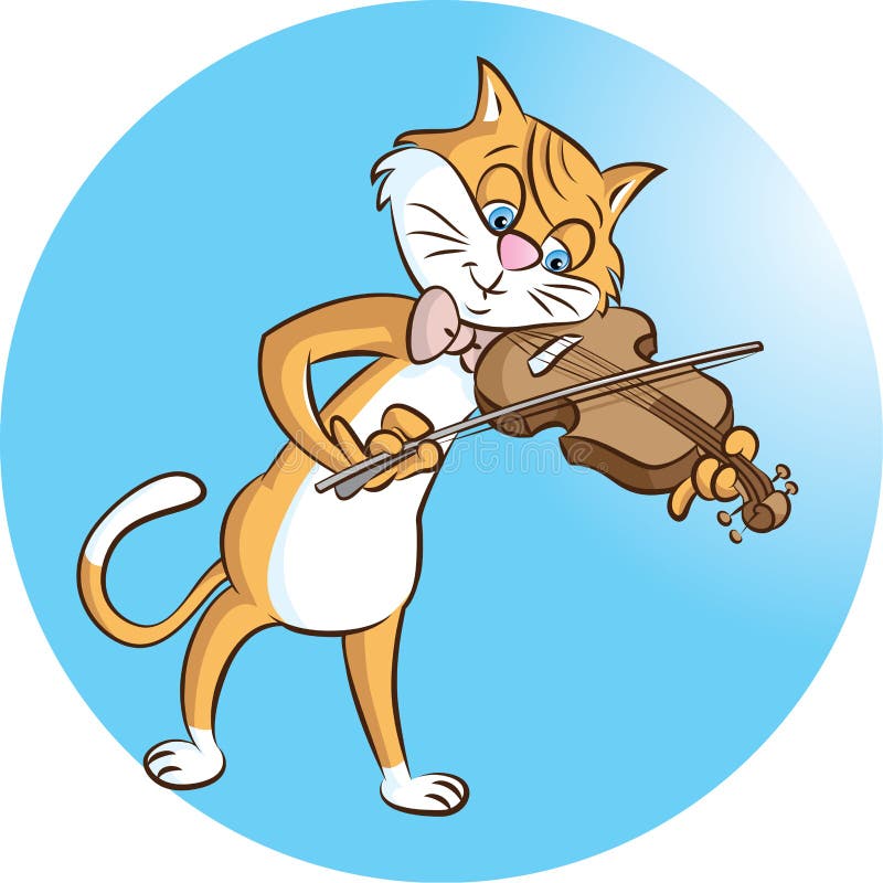 Fiddler stock vector. Illustration of classical, violin - 35124056