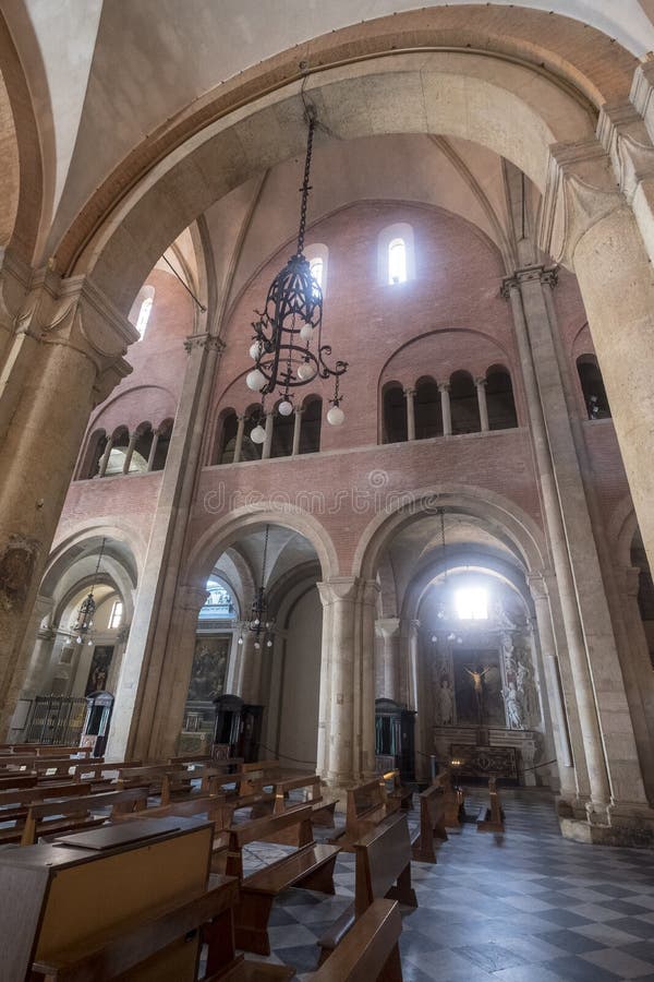 Fidenza, Parma, Italy: Cathedral Interior Editorial Photo - Image of ...
