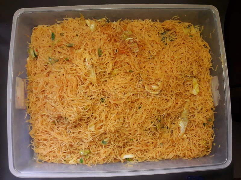 Fideos Vermicelli De Pecas De Comida Tradicional Indonesia Imagen de ...