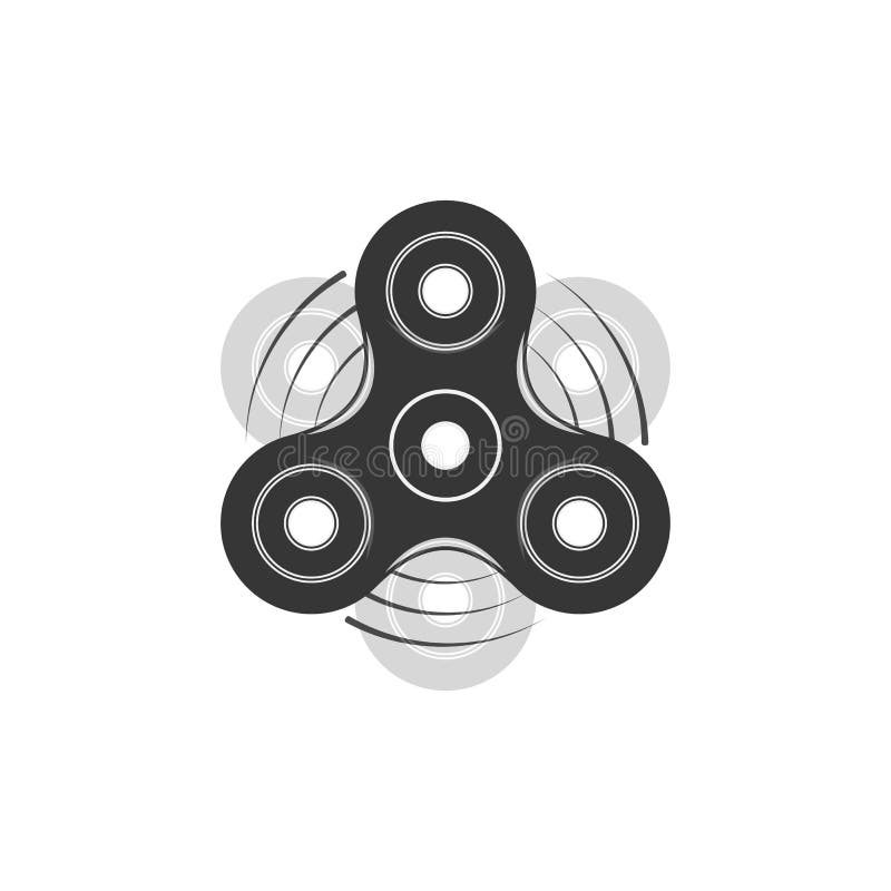 Fidget Spinner Graphic Element Template Stock Vector - Illustration of ...