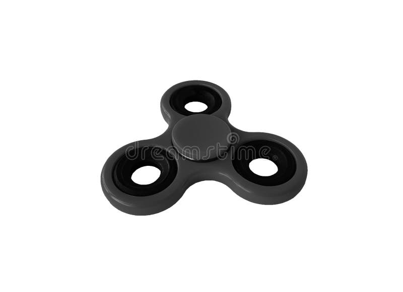 Fidget Spinner Hobby Device in White Background, Stock Image - Image of ...