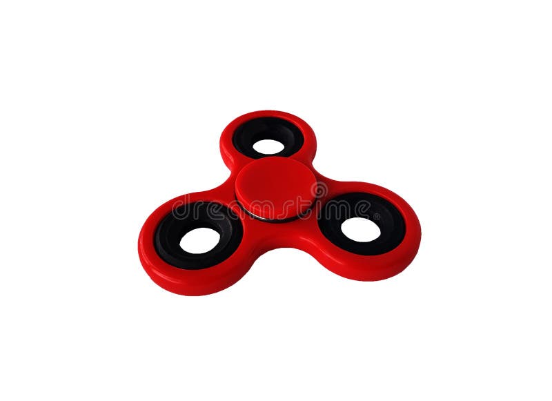 Fidget Spinner Hobby Device in White Background, Stock Image - Image of ...