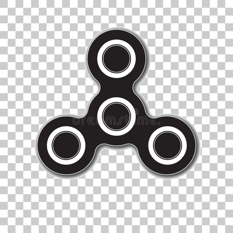Fidget Spinner Icon. Toy for Stress Relief Stock Vector - Illustration ...