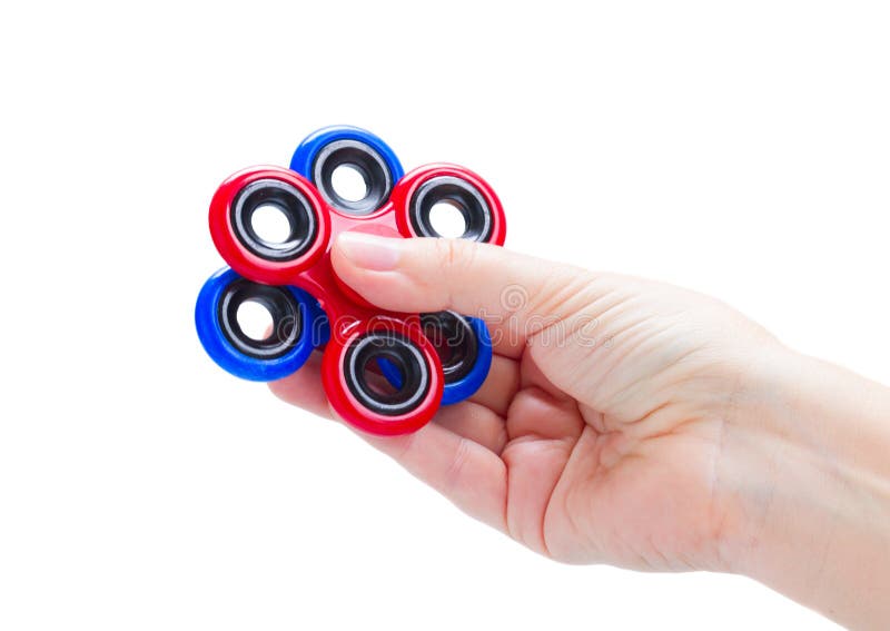 Fidget Spinner, Popular Relaxing Toy, Generic Design Stock Image ...
