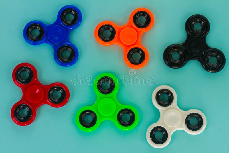 Fidget Spinner, Popular Relaxing Toy, Generic Design Stock Image ...