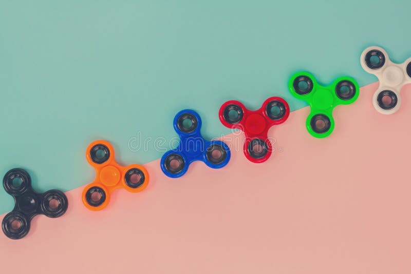 Fidget Spinner, Popular Relaxing Toy, Generic Design Stock Image ...