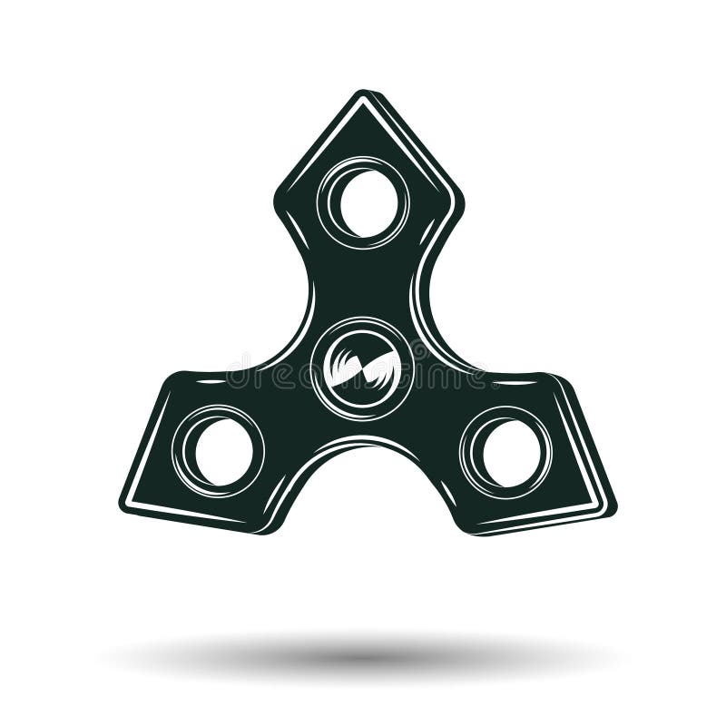 Fidget Spinner for Relieving Stress Graphic Stock Vector - Illustration ...