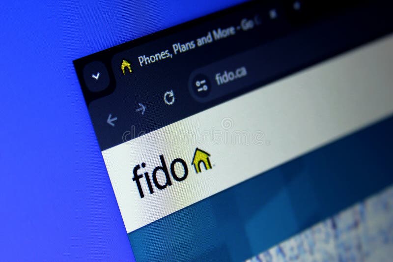 Fido Mobile Wireless Carrier Company Editorial Stock Image - Image of ...