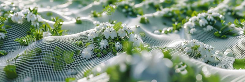 A Field of Abstract Geometric Flowers Creates a Mesmerizing Optical ...