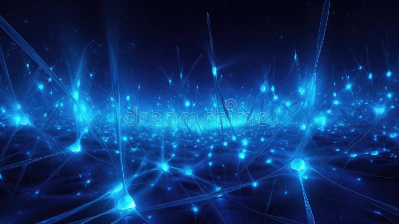 Field blue plasma stock illustration. Illustration of series - 375537619