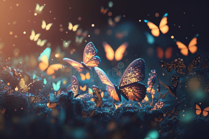 Field of Butterflies: a Hyper-Detailed Epic Composition in Unreal ...