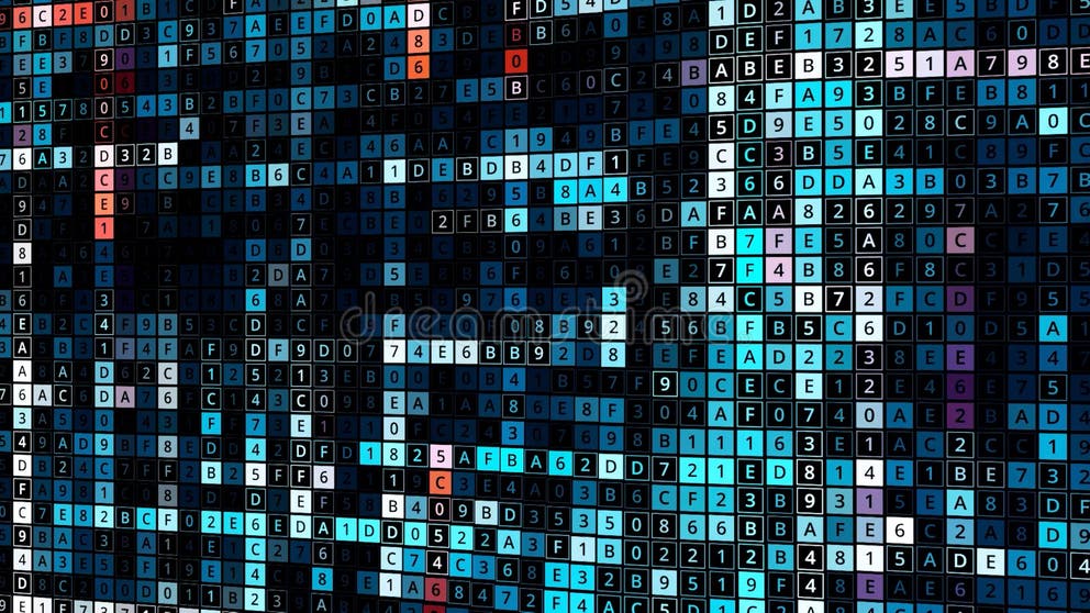 Computer Scrolling Numbers Stock Illustrations – 107 Computer Scrolling ...