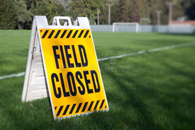 Field closed stock image. Image of california, college - 13675239