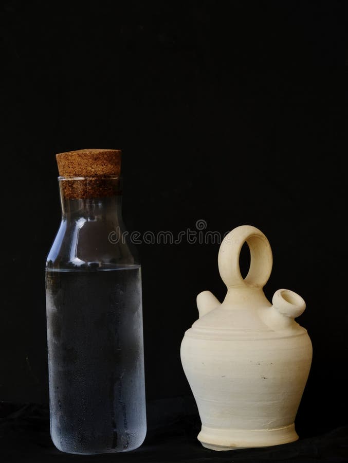 Different Containers To Carry Drinking Water Stock Image - Image of ...