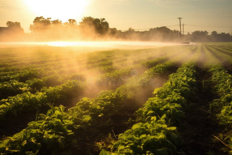 A Field of Crops Destroyed by Pesticides Spray Stock Image - Image of ...