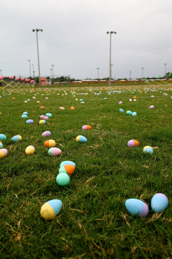 Field of easter eggs stock image. Image of eggs, sunday - 4676949