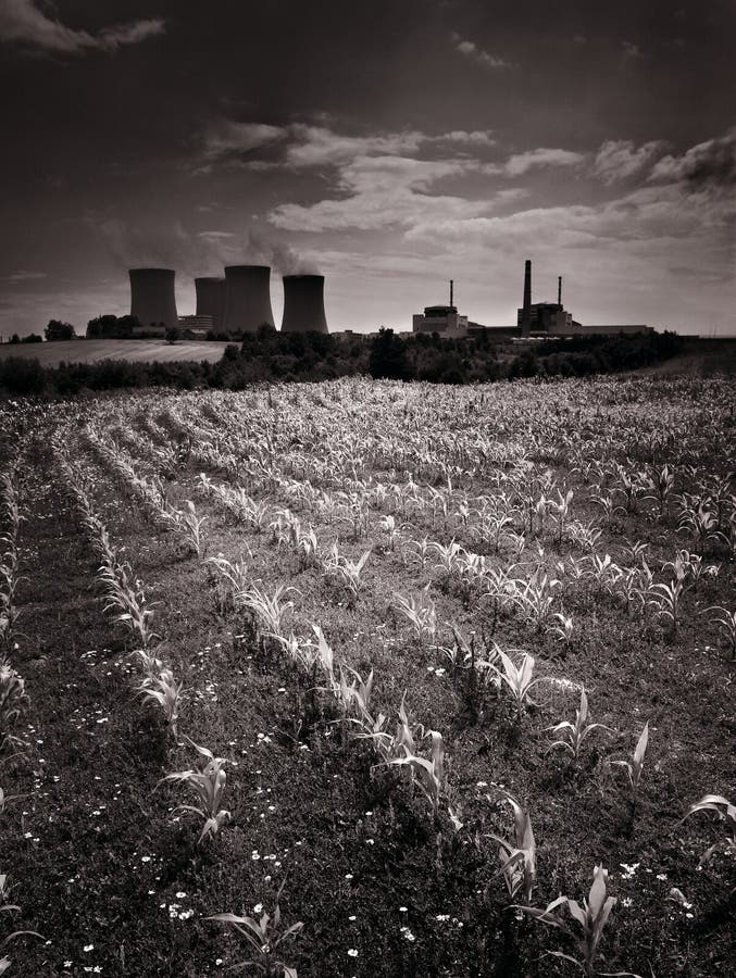 Field and factory stock photo. Image of power, global - 19799766