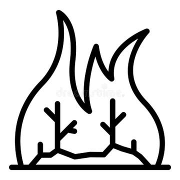 Fire Icon Outline Stock Illustrations – 129,665 Fire Icon Outline Stock ...